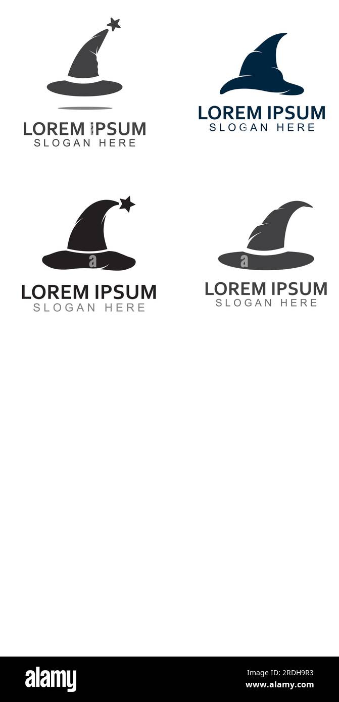 Wizard cap logo .By using vector design concept Stock Vector Image ...