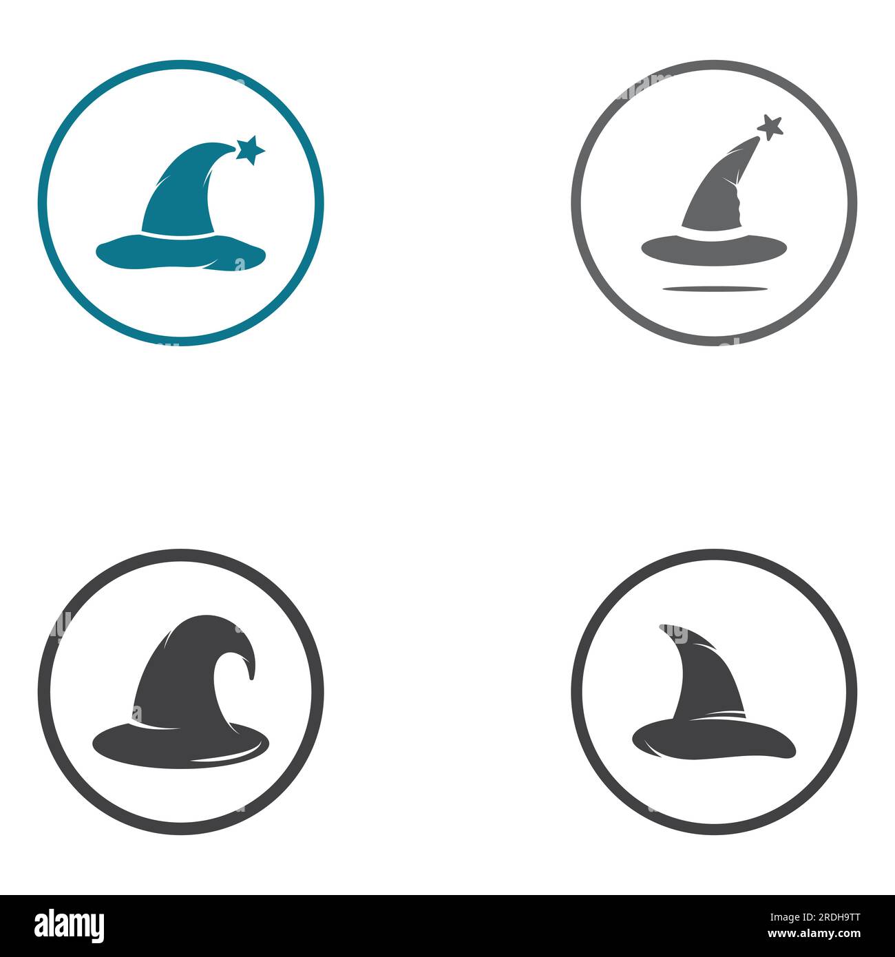 Wizard cap logo .By using vector design concept Stock Vector Image ...