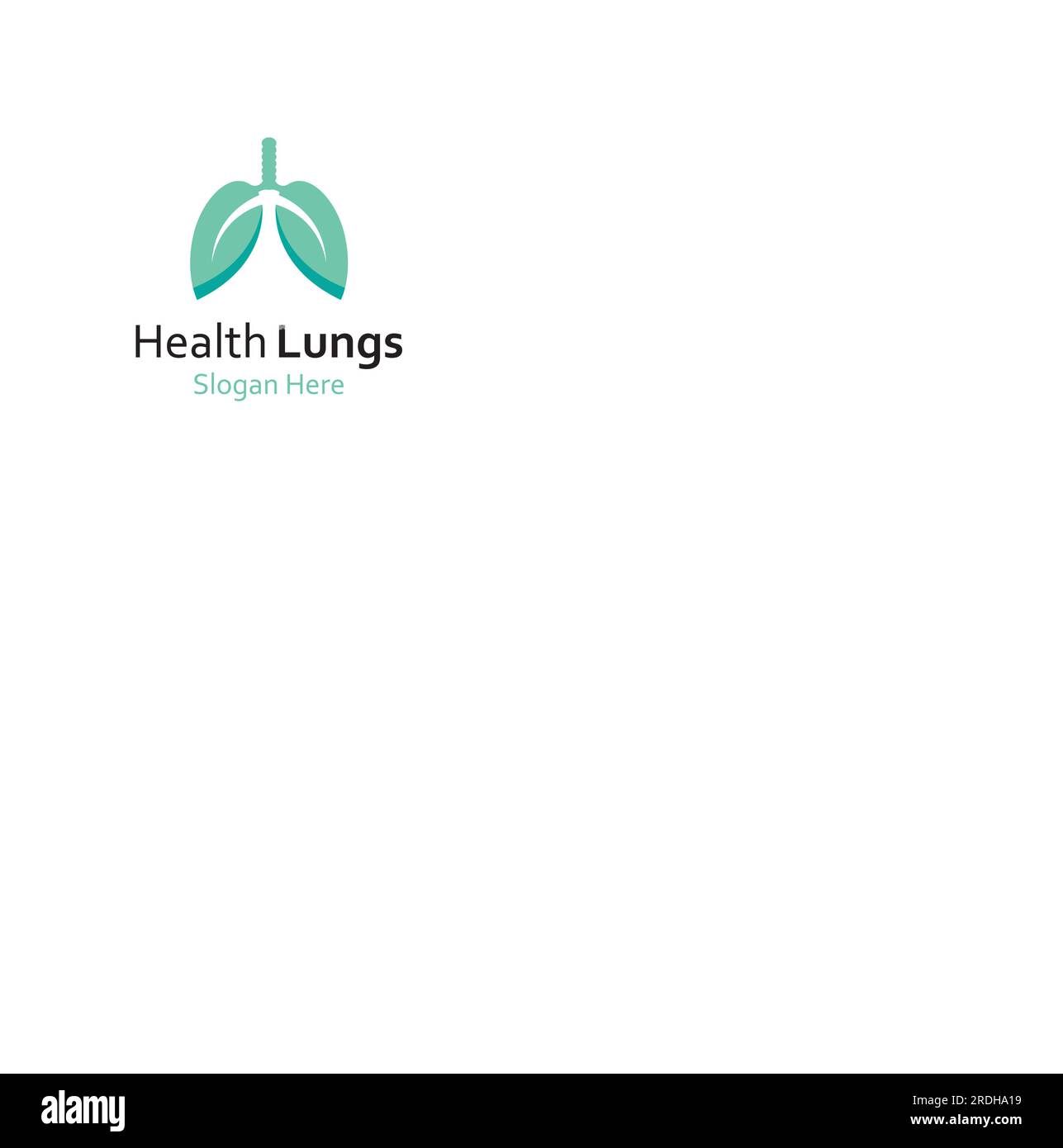Lungs health and lungs care logo vector design,lungs logo template ...