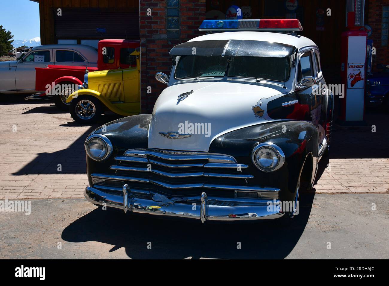 Chevrolet Stylemaster (1940) police car, USA, North America Stock Photo ...