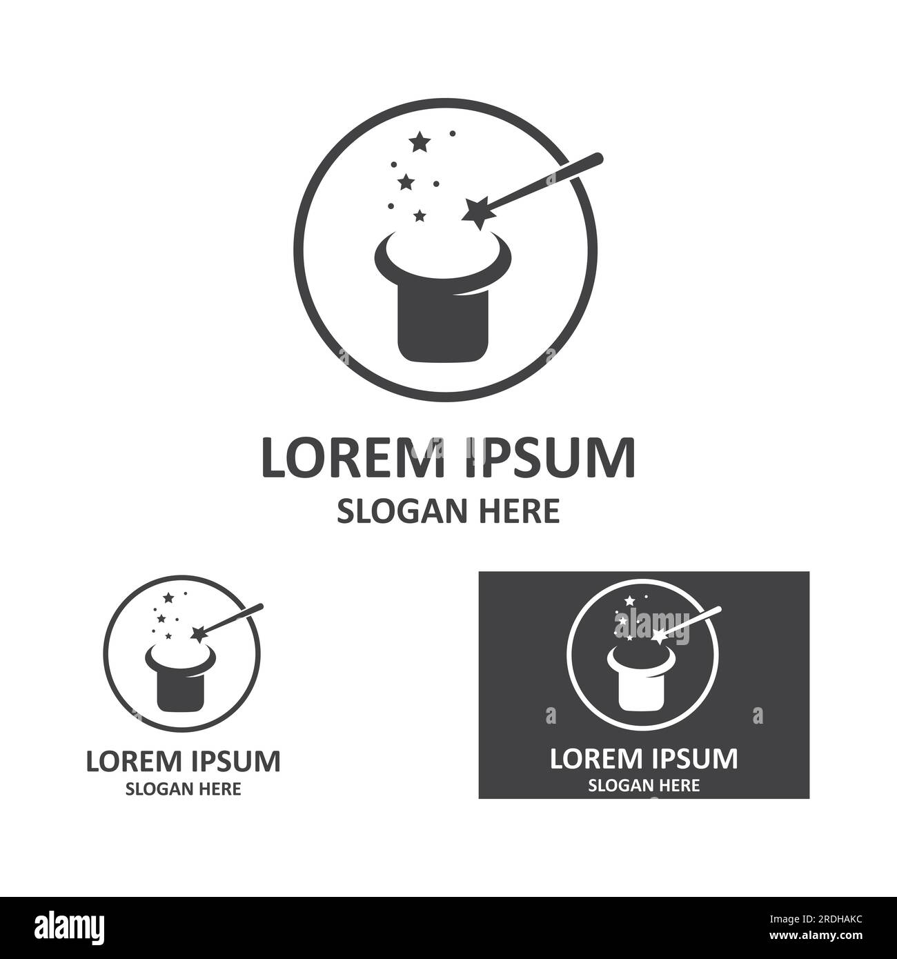 magic wand icon logo vector illustration Stock Vector Image & Art - Alamy