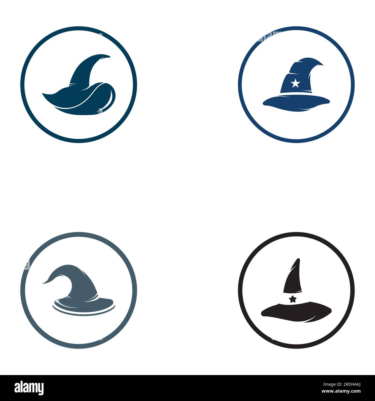 Wizard cap logo .By using vector design concept Stock Vector Image ...