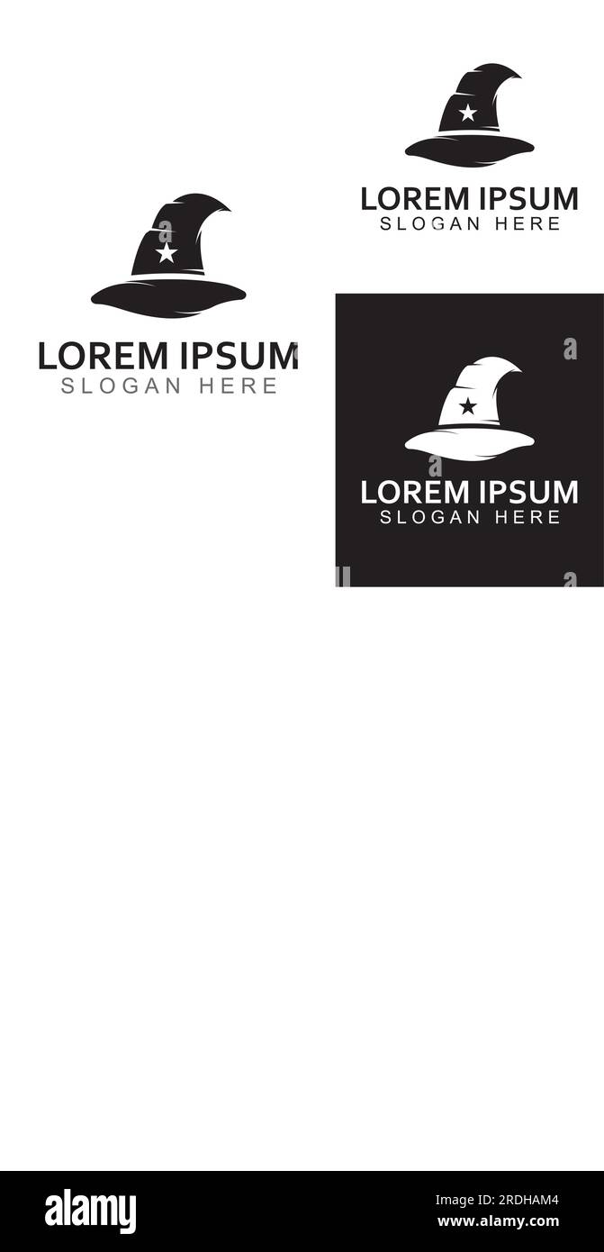 Wizard cap logo .By using vector design concept Stock Vector Image ...