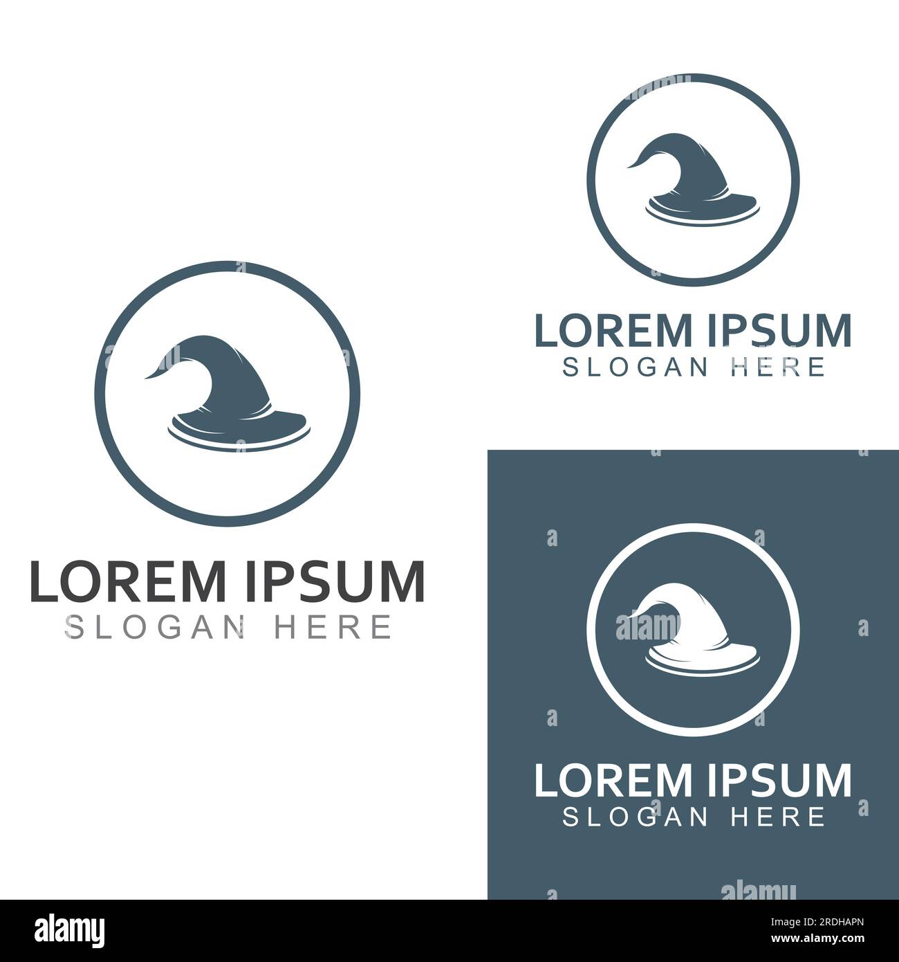 Wizard cap logo .By using vector design concept Stock Vector Image ...