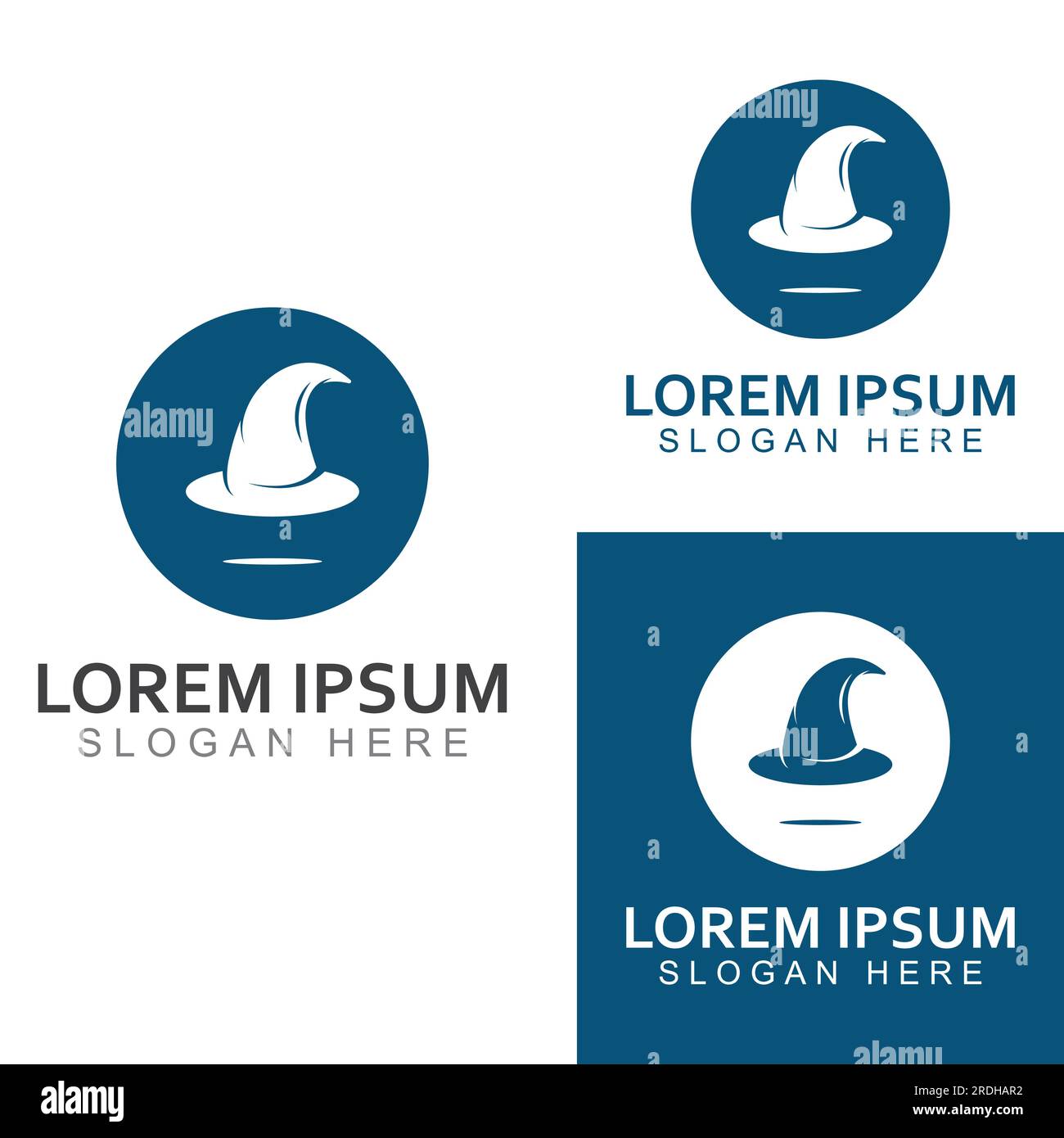 Wizard cap logo .By using vector design concept Stock Vector Image ...