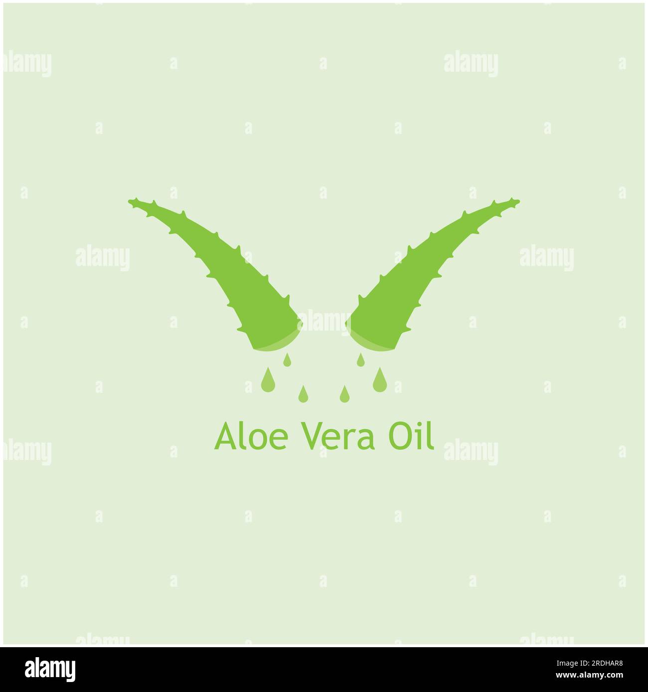 Aloe vera icon logo vector illustration Stock Vector Image & Art - Alamy