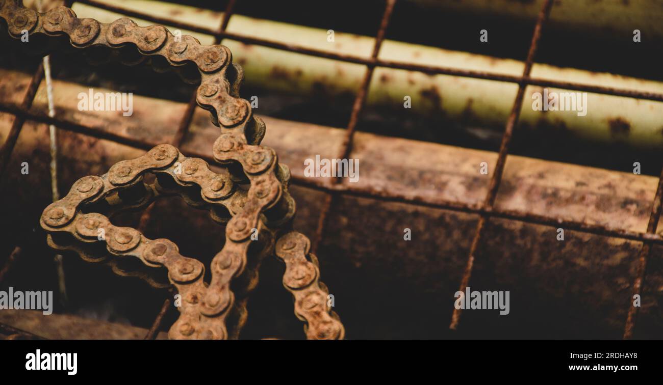 Scrap metal - predominantly ferrous metals. Waste from industry and ...