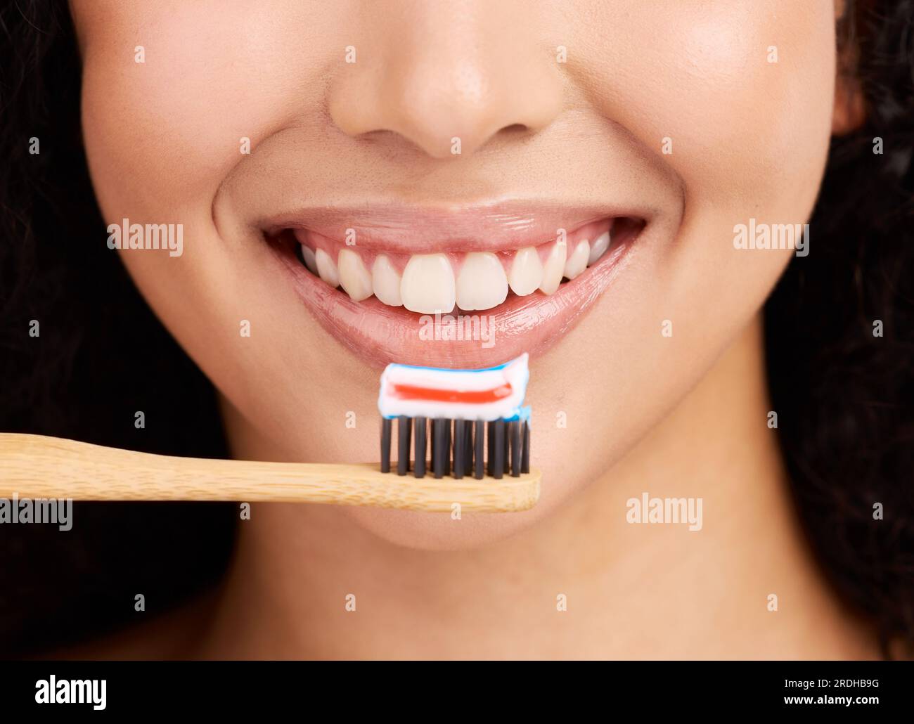 Close Up Toothpaste Smile