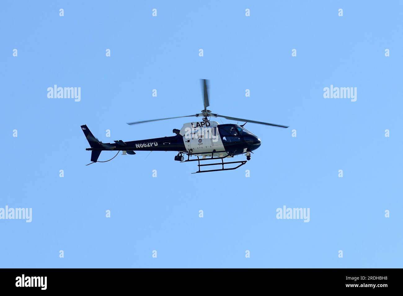 LAPD Air Support Division - Eurocopter AS350 B2 A-Star police ...