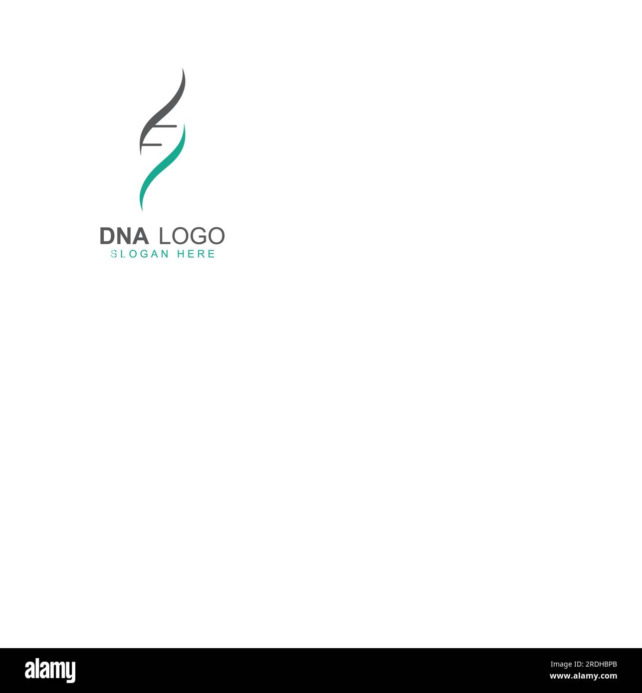 DNA vector logo. Modern medical logo, with vector design Stock Vector ...