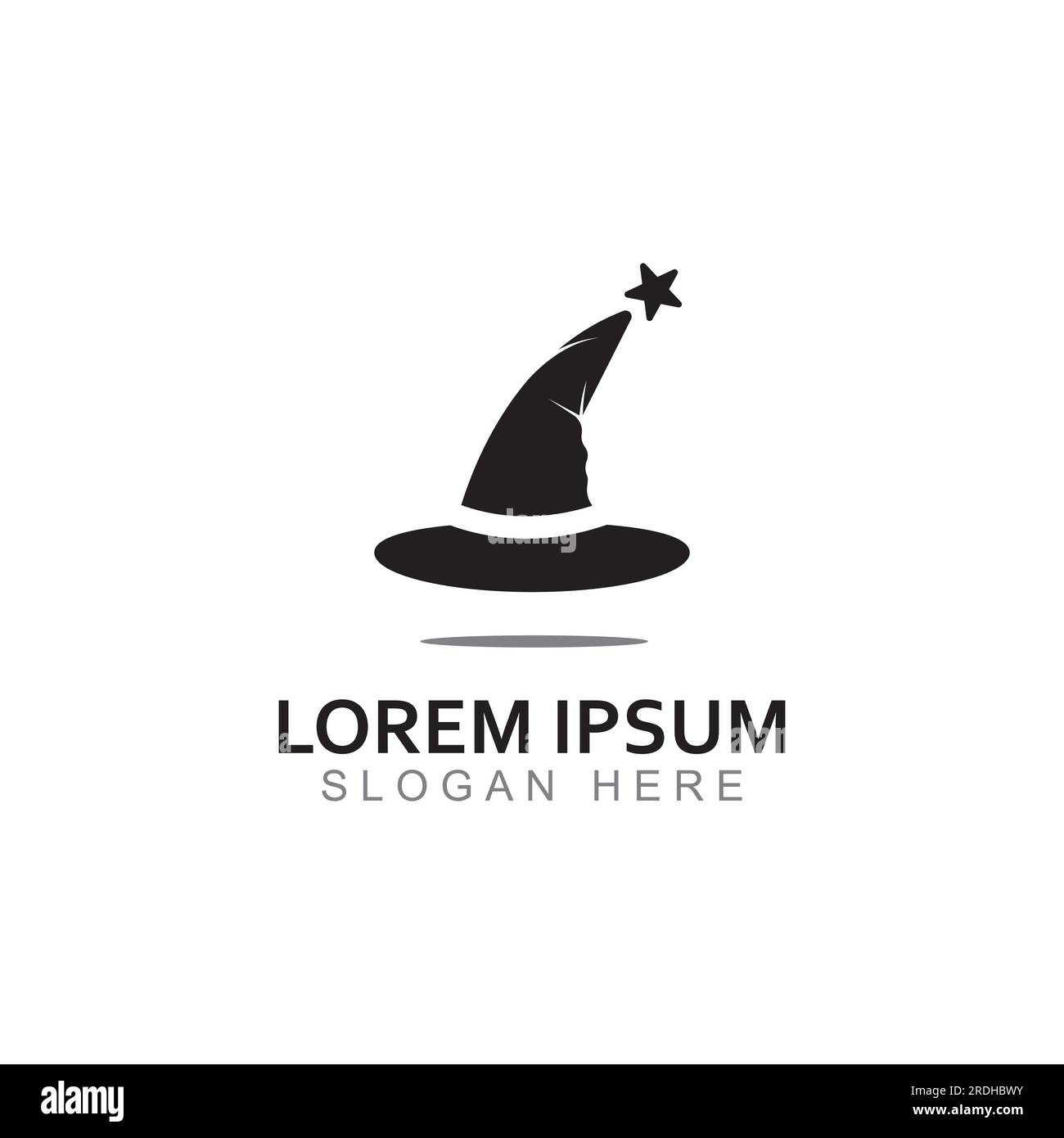 Wizard cap logo .By using vector design concept Stock Vector Image ...