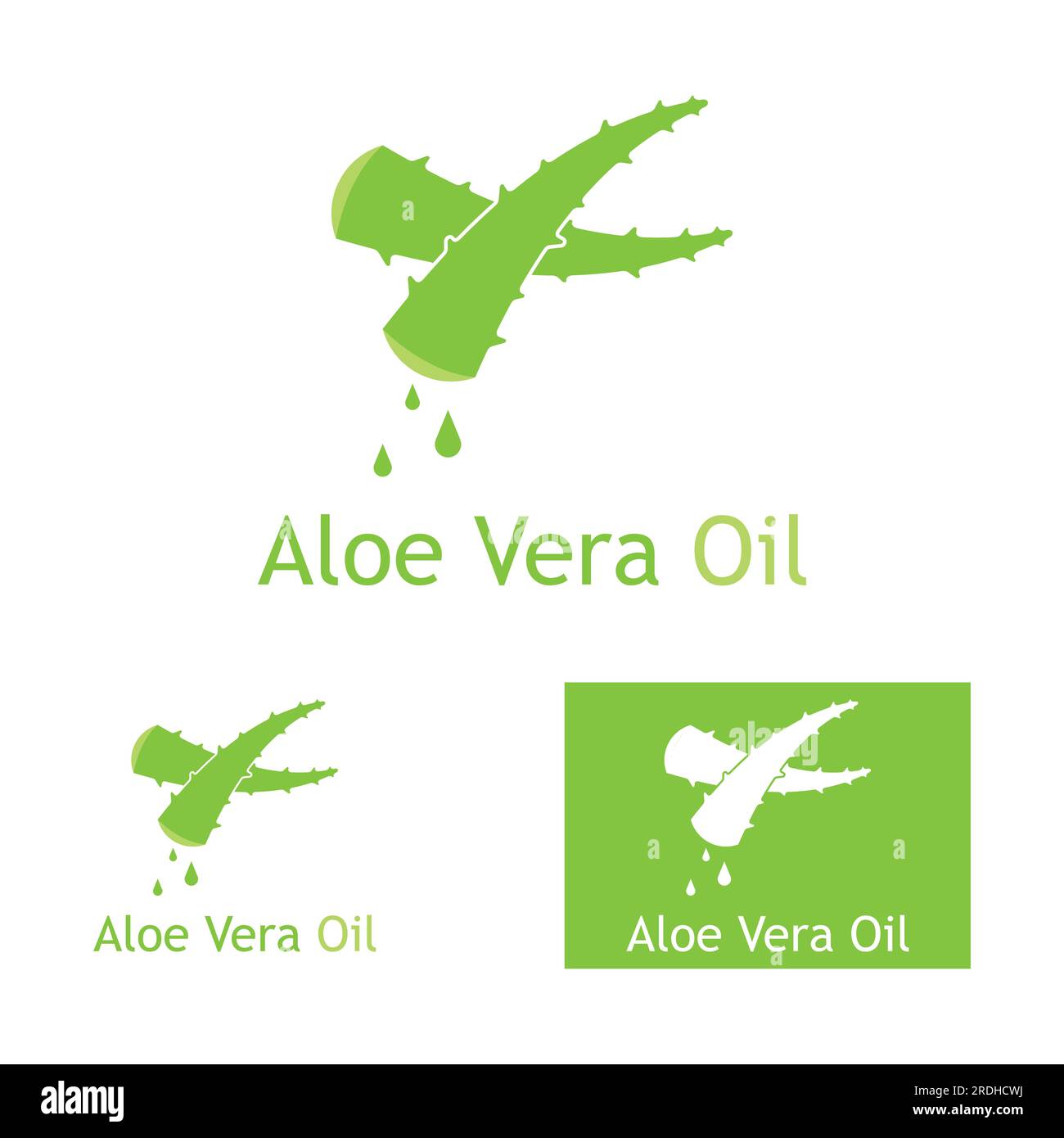 Aloe vera icon logo vector illustration Stock Vector Image & Art - Alamy