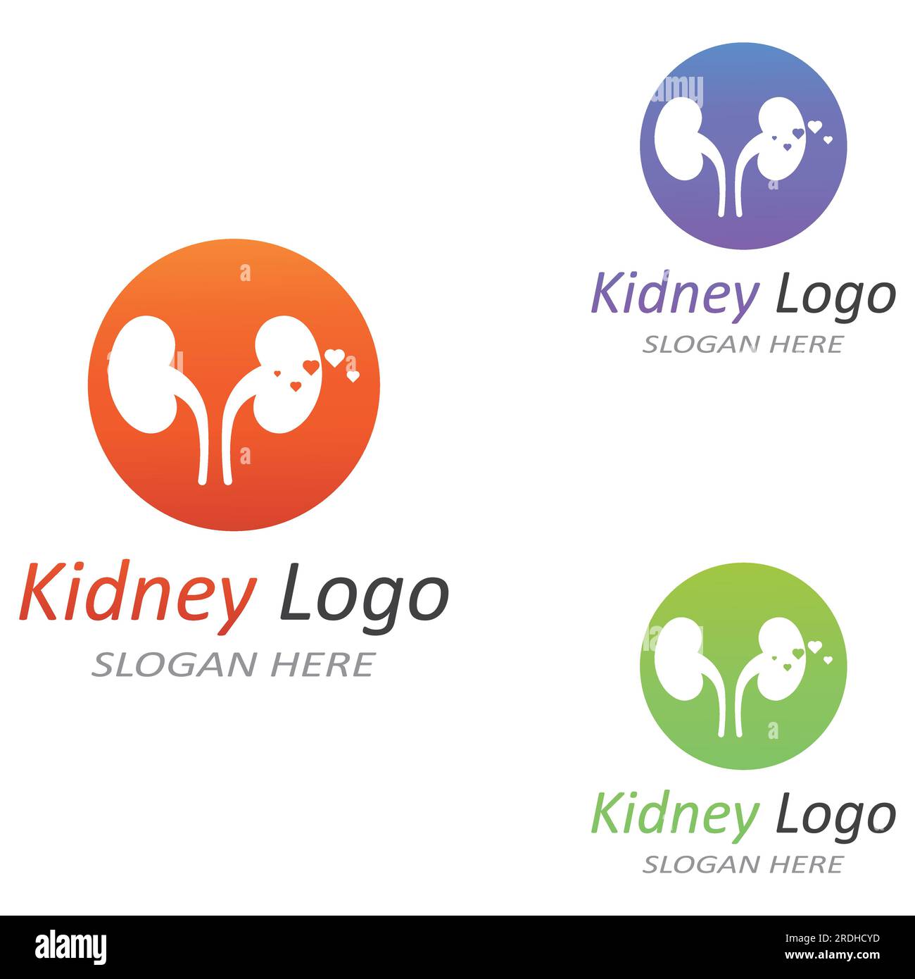 kidney health and kidney care logo using vector concept icon Stock ...