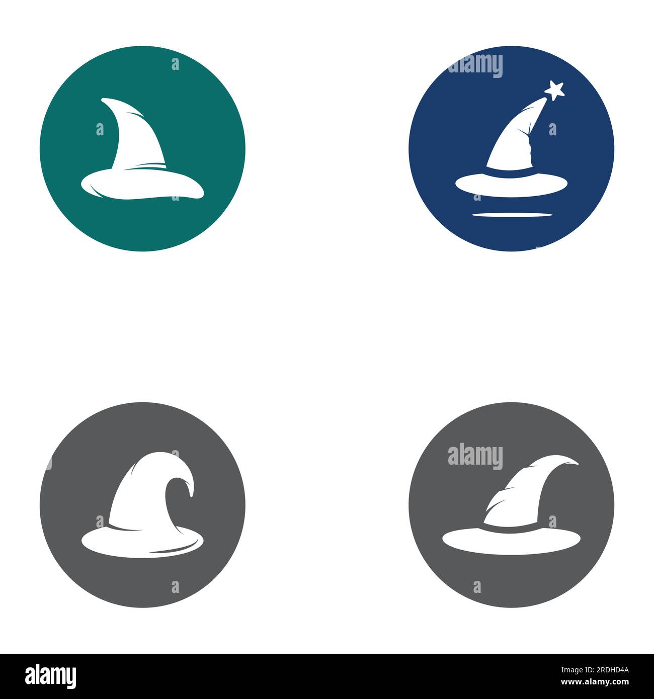 Wizard cap logo .By using vector design concept Stock Vector Image ...