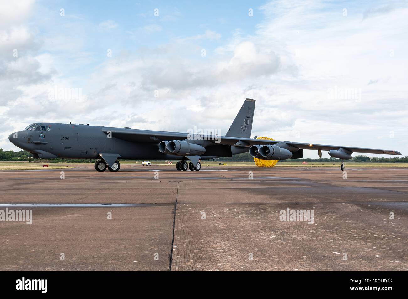 A Boeing B-52 Stratofortress long-range strategic bomber of the United ...