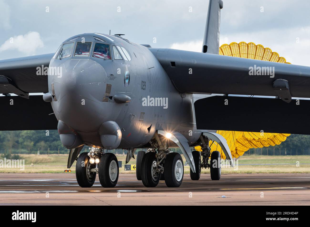 A Boeing B-52 Stratofortress long-range strategic bomber of the United ...