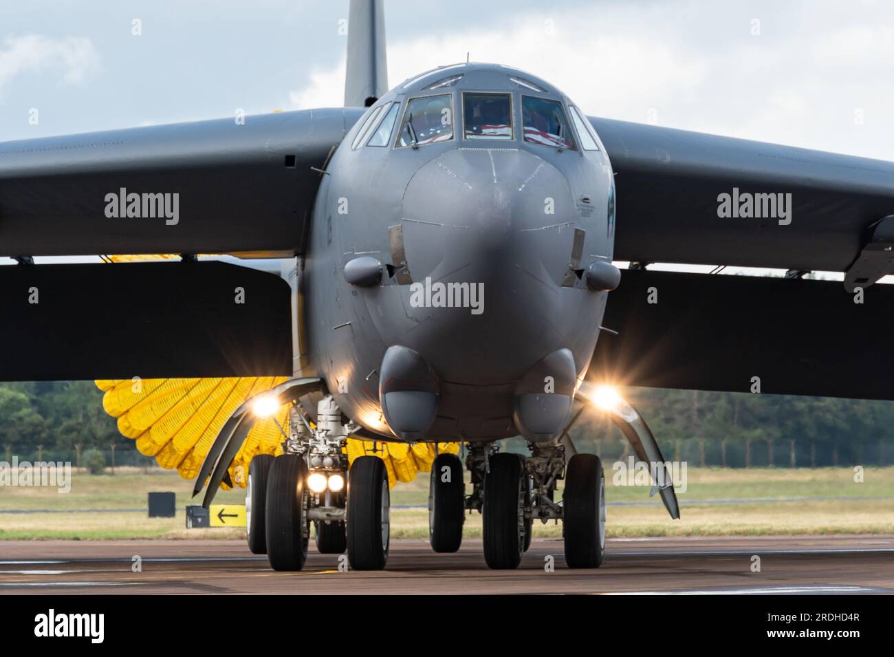 A Boeing B-52 Stratofortress long-range strategic bomber of the United ...