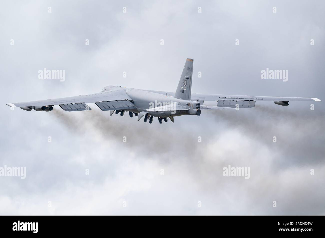 A Boeing B-52 Stratofortress long-range strategic bomber of the United ...