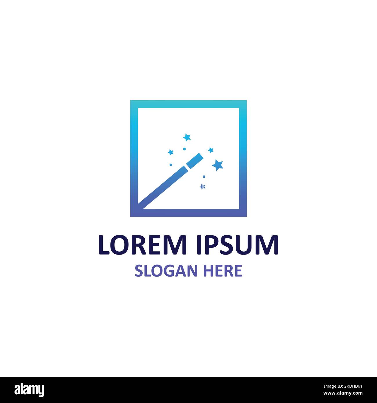 magic wand icon logo vector illustration Stock Vector Image & Art - Alamy