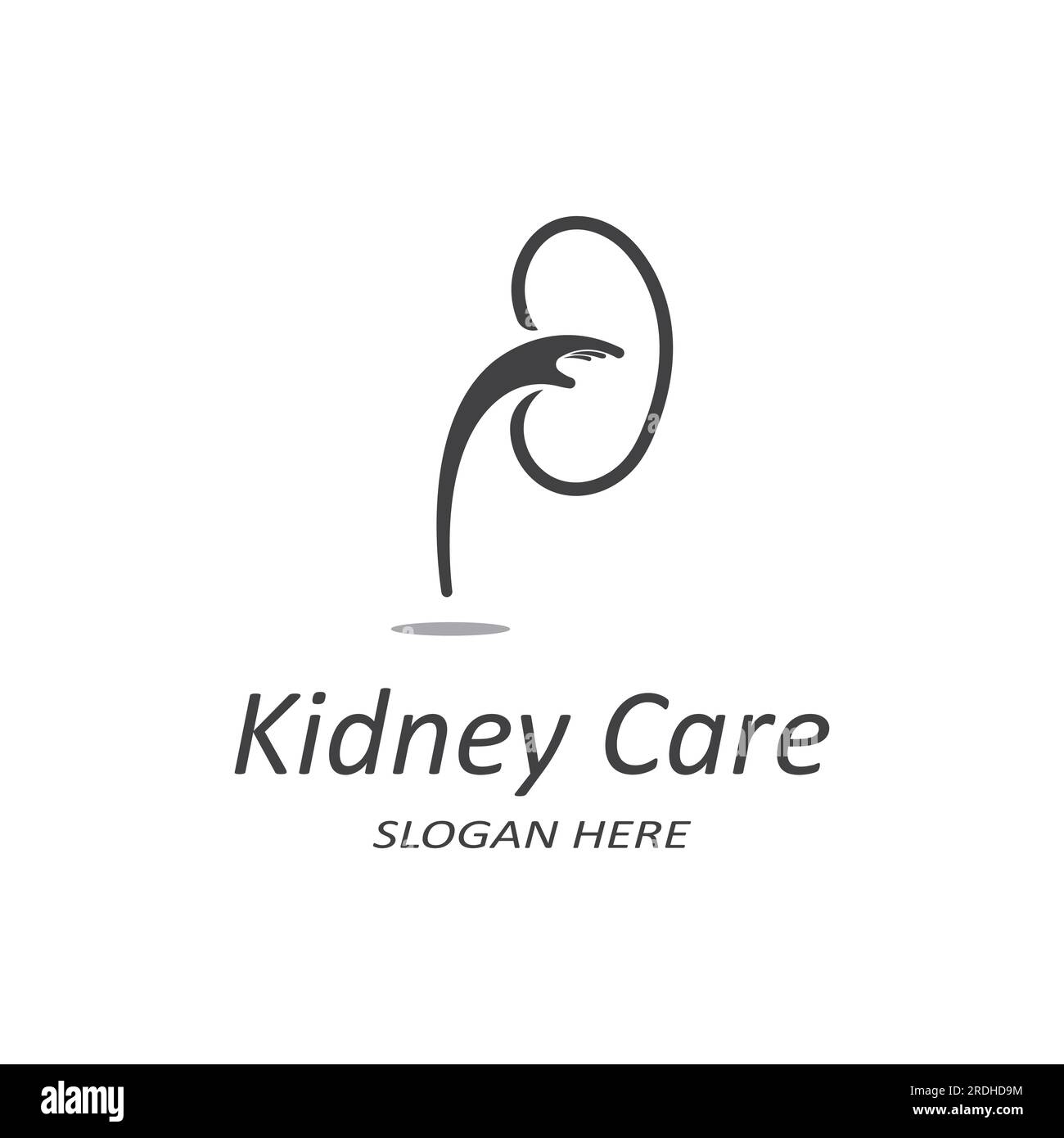 kidney health and kidney care logo using vector concept icon Stock ...