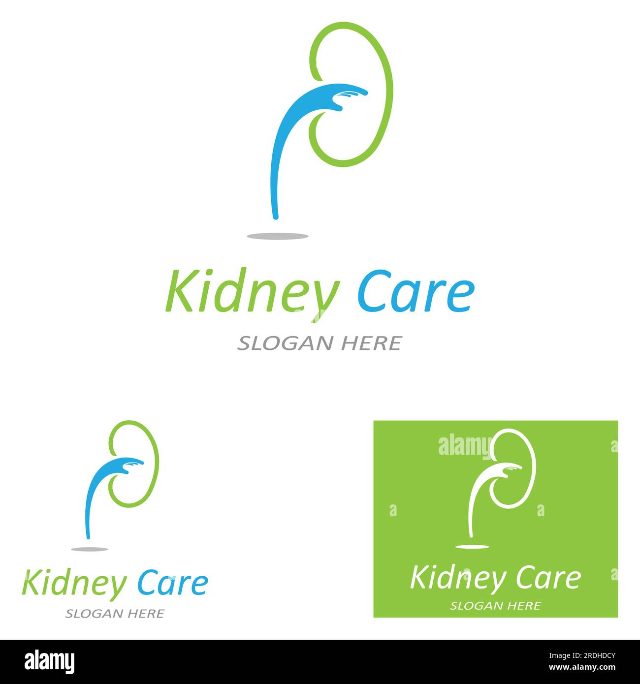 kidney health and kidney care logo using vector concept icon Stock ...