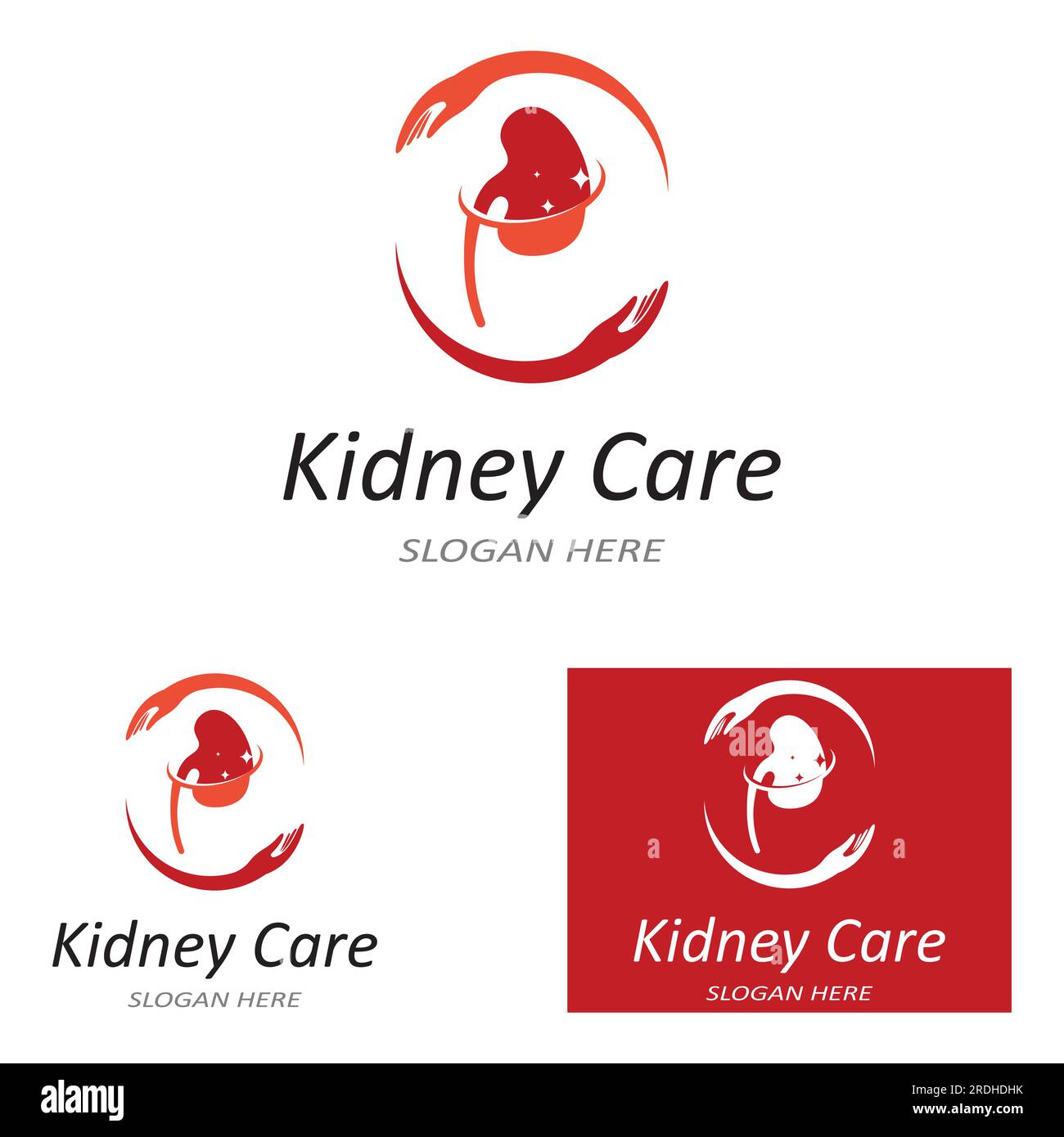 kidney health and kidney care logo using vector concept icon Stock ...