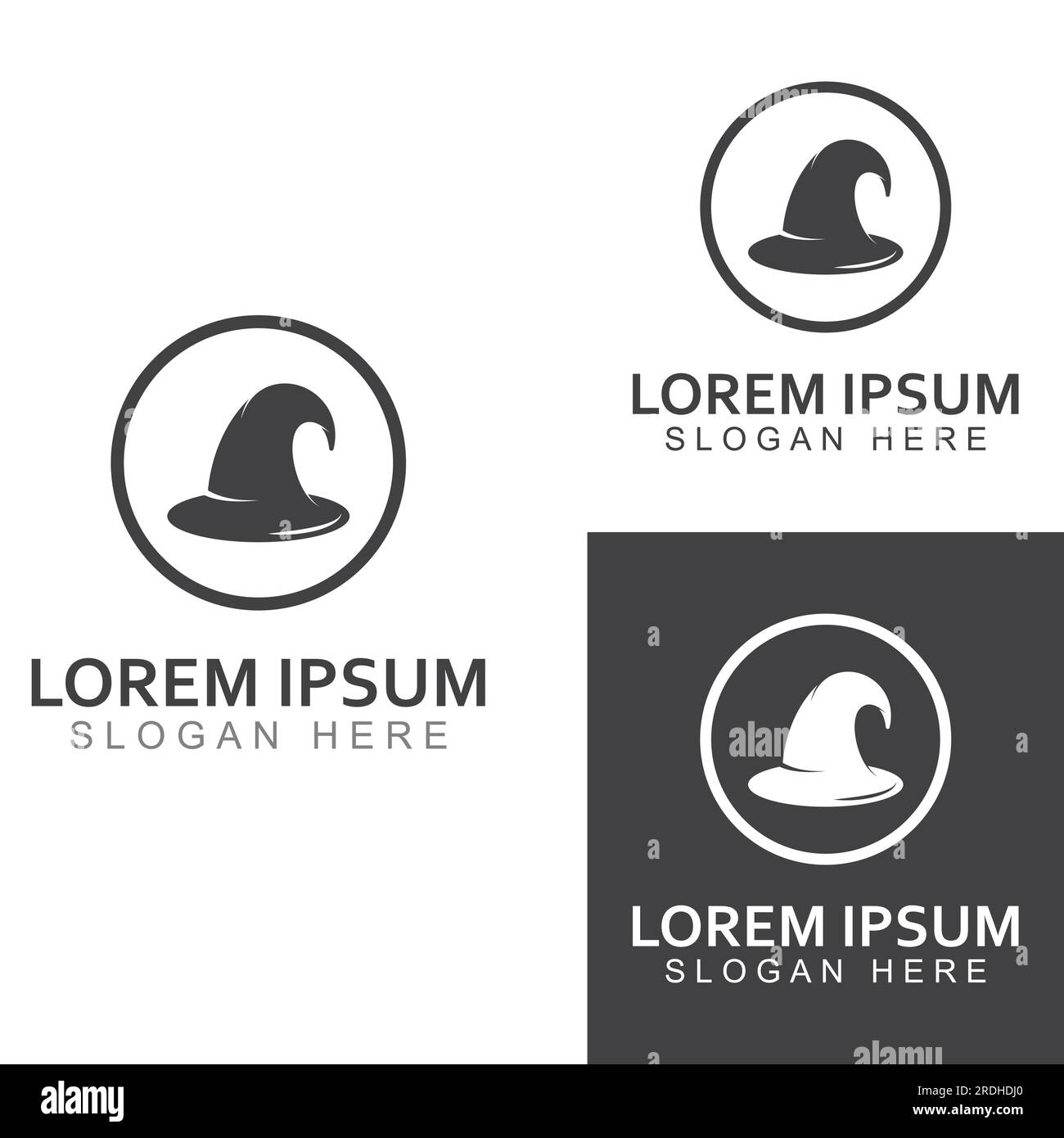 Wizard cap logo .By using vector design concept Stock Vector Image ...