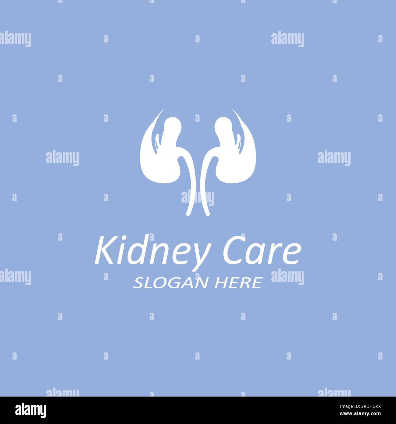 kidney health and kidney care logo using vector concept icon Stock ...