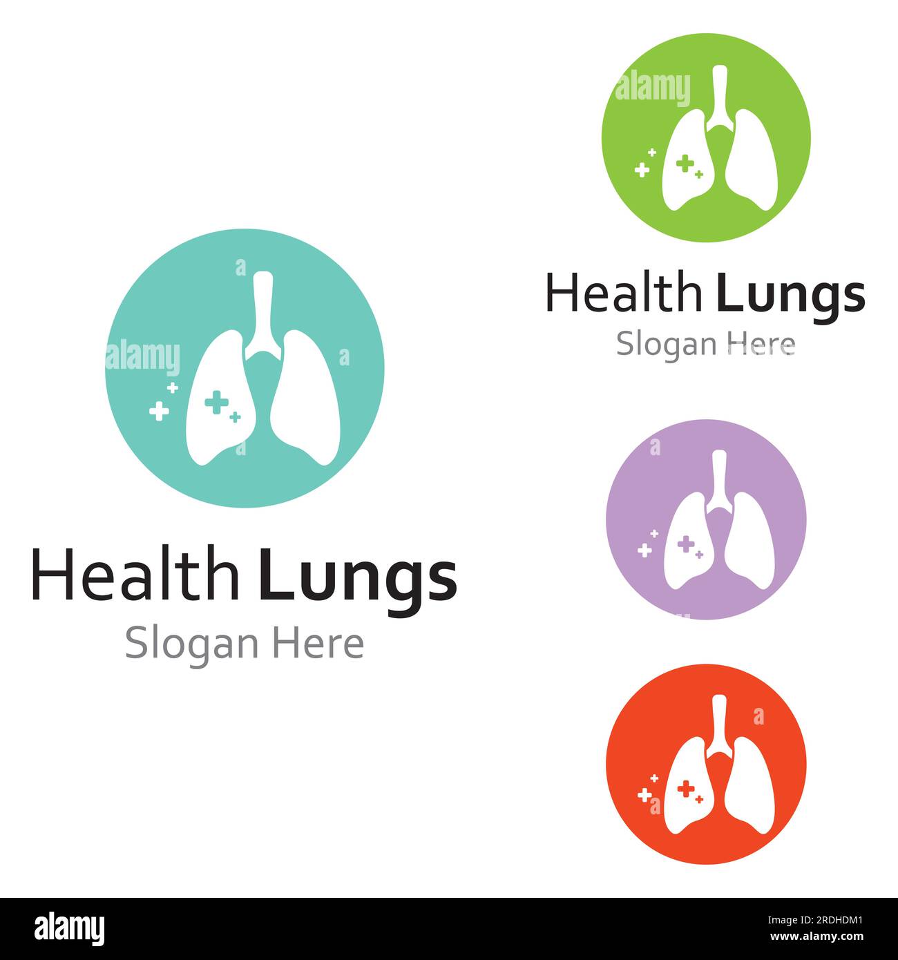 Lungs health and lungs care logo icon vector design template Stock ...