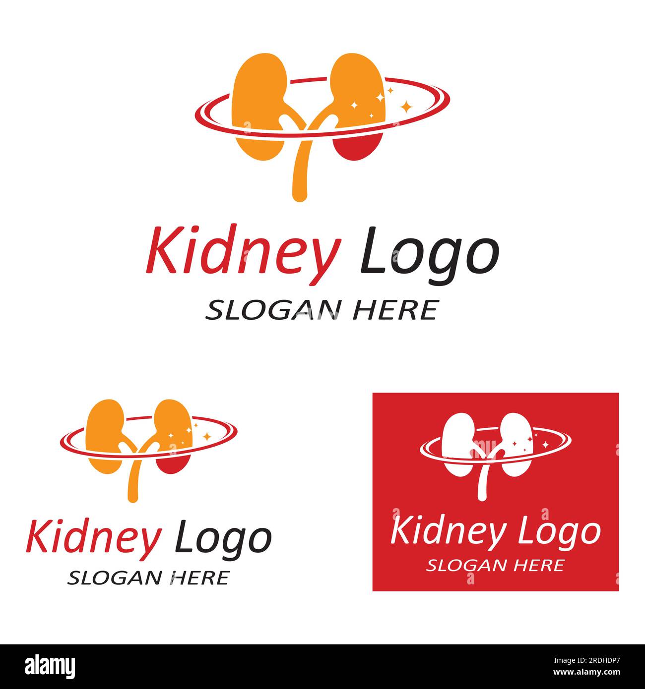 kidney health and kidney care logo using vector concept icon Stock ...