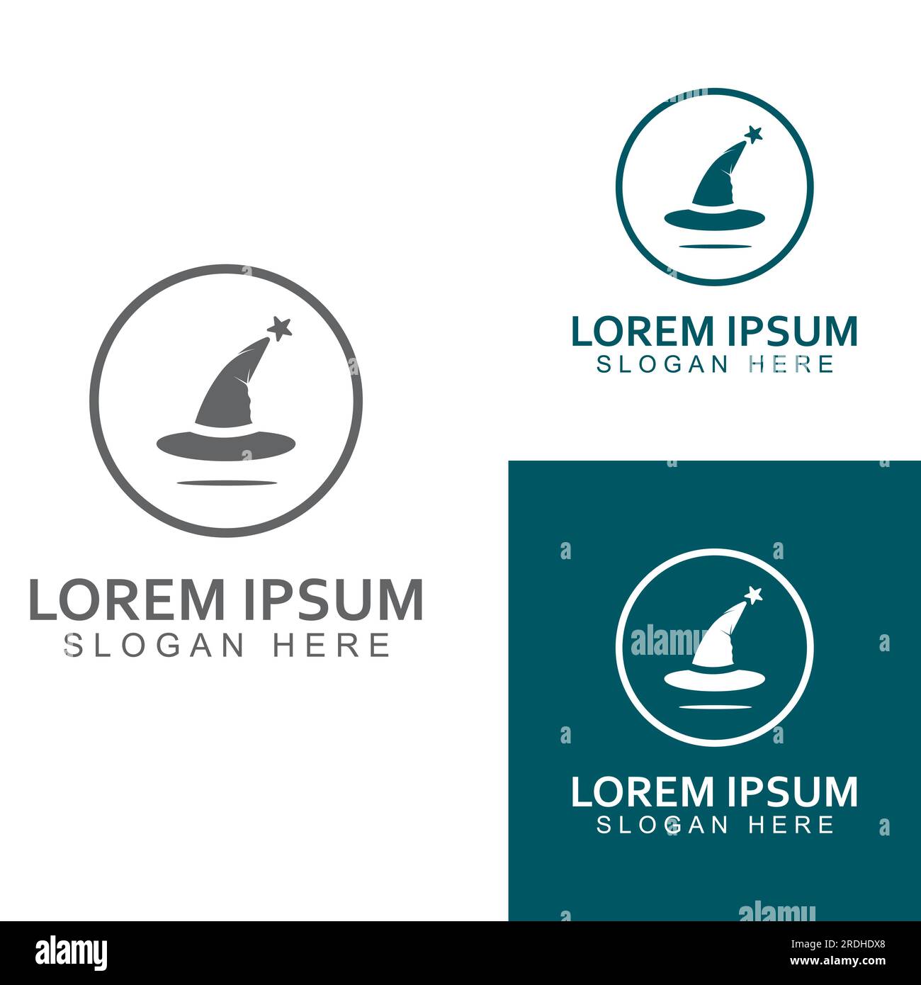 Wizard cap logo .By using vector design concept Stock Vector Image ...