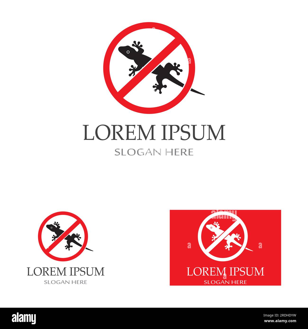 house lizard or gecko logo, with vector logo design Stock Vector Image ...