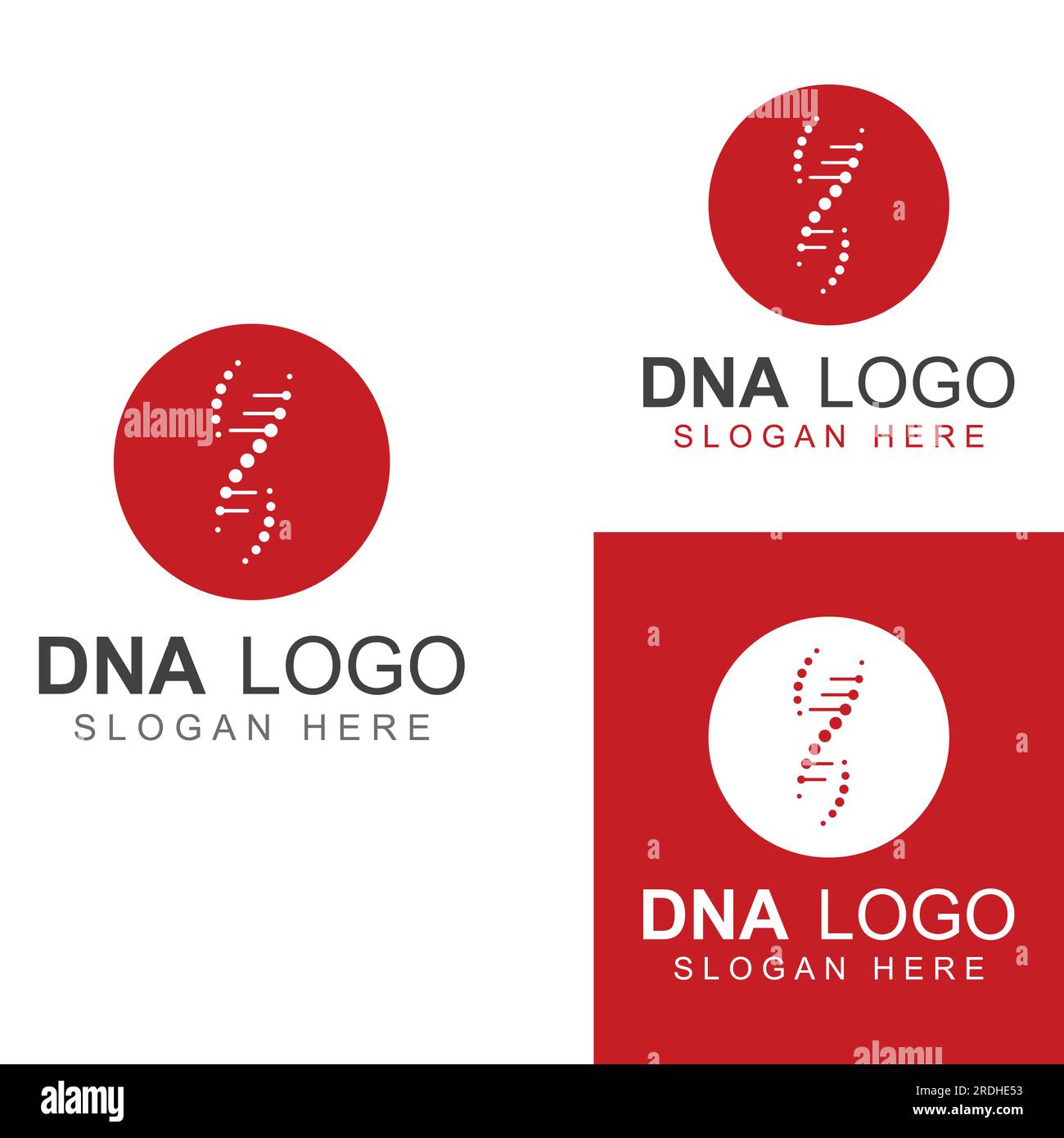 DNA vector logo. Modern medical logo, with vector design Stock Vector ...