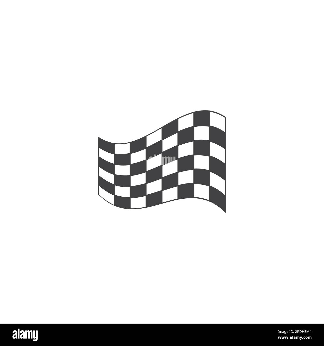Race flag icon, simple design illustration vector Stock Vector Image ...