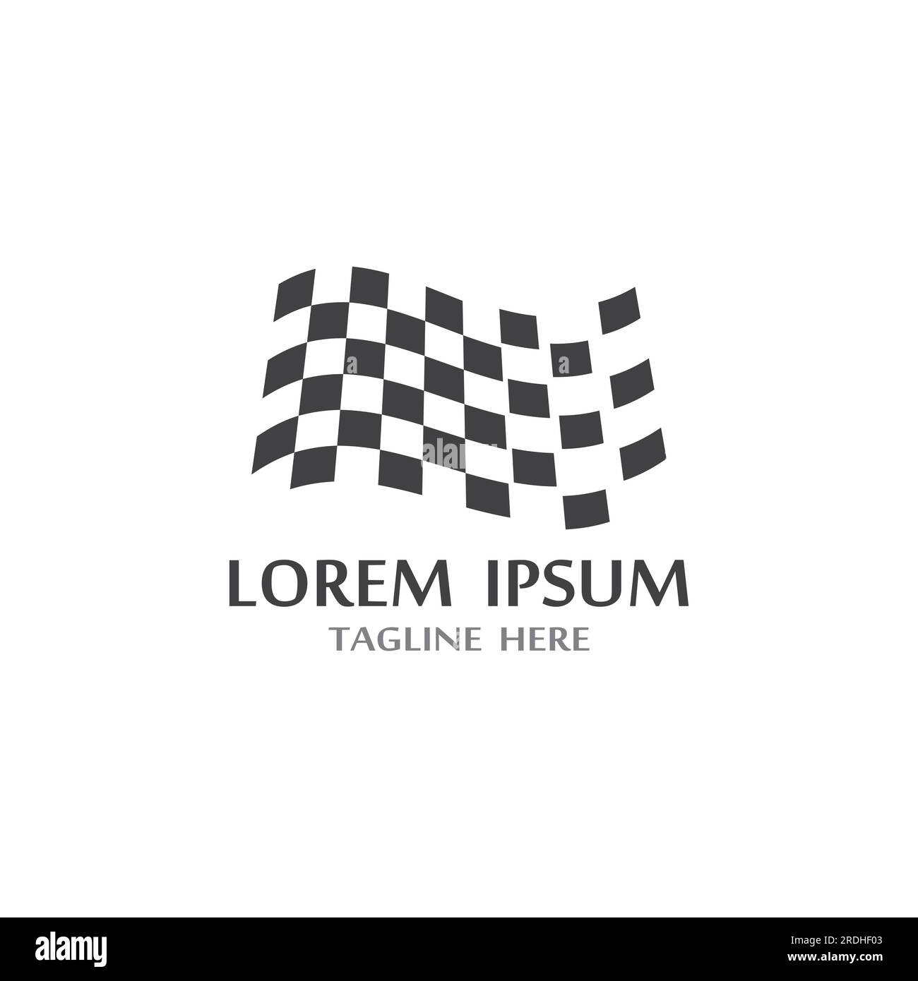 Race flag icon, simple design illustration vector Stock Vector Image ...