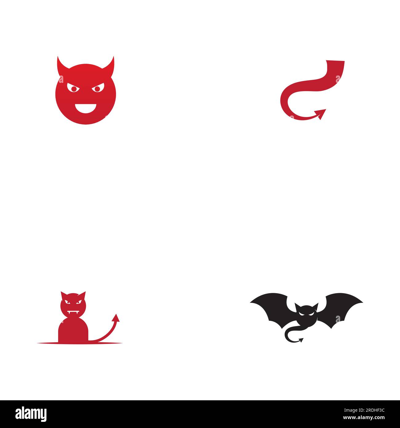 Devil Handprint Clipart