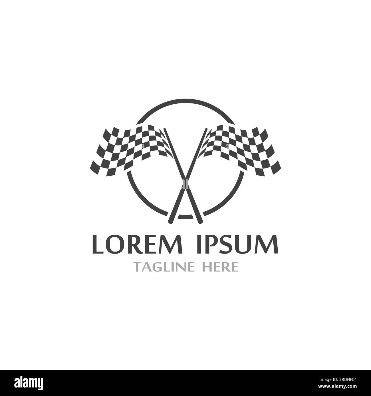 Race flag icon, simple design illustration vector Stock Vector Image ...