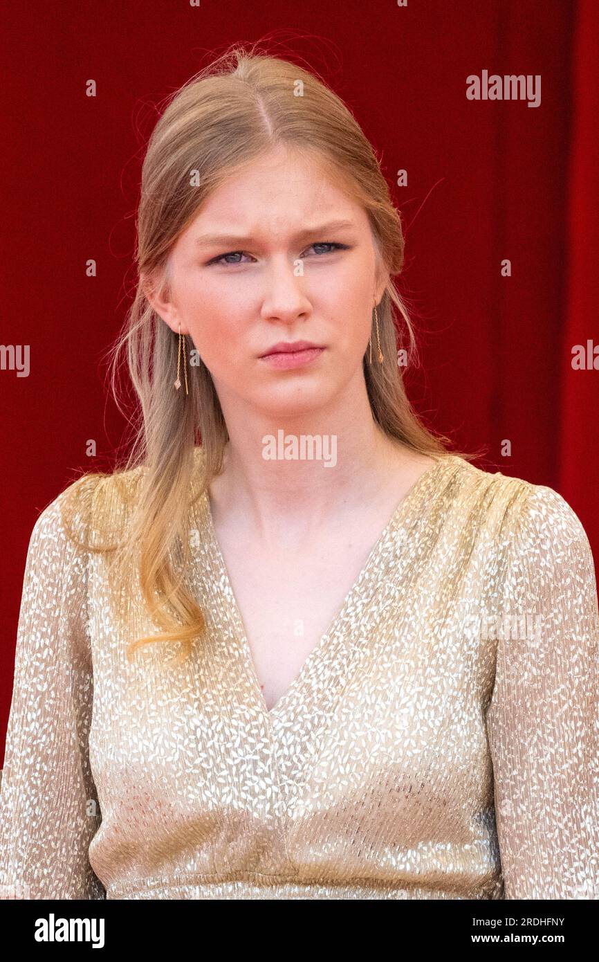 Brussels, Belgium. 21st July, 2023. Princess Eleonore of Belgium ...