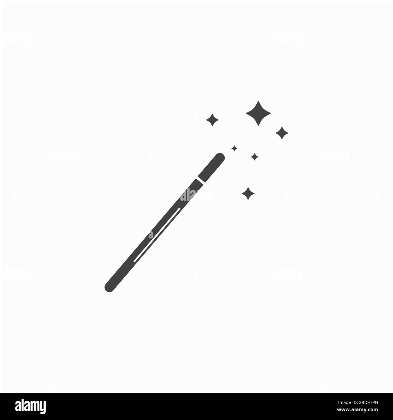 magic wand icon logo vector illustration Stock Vector Image & Art - Alamy