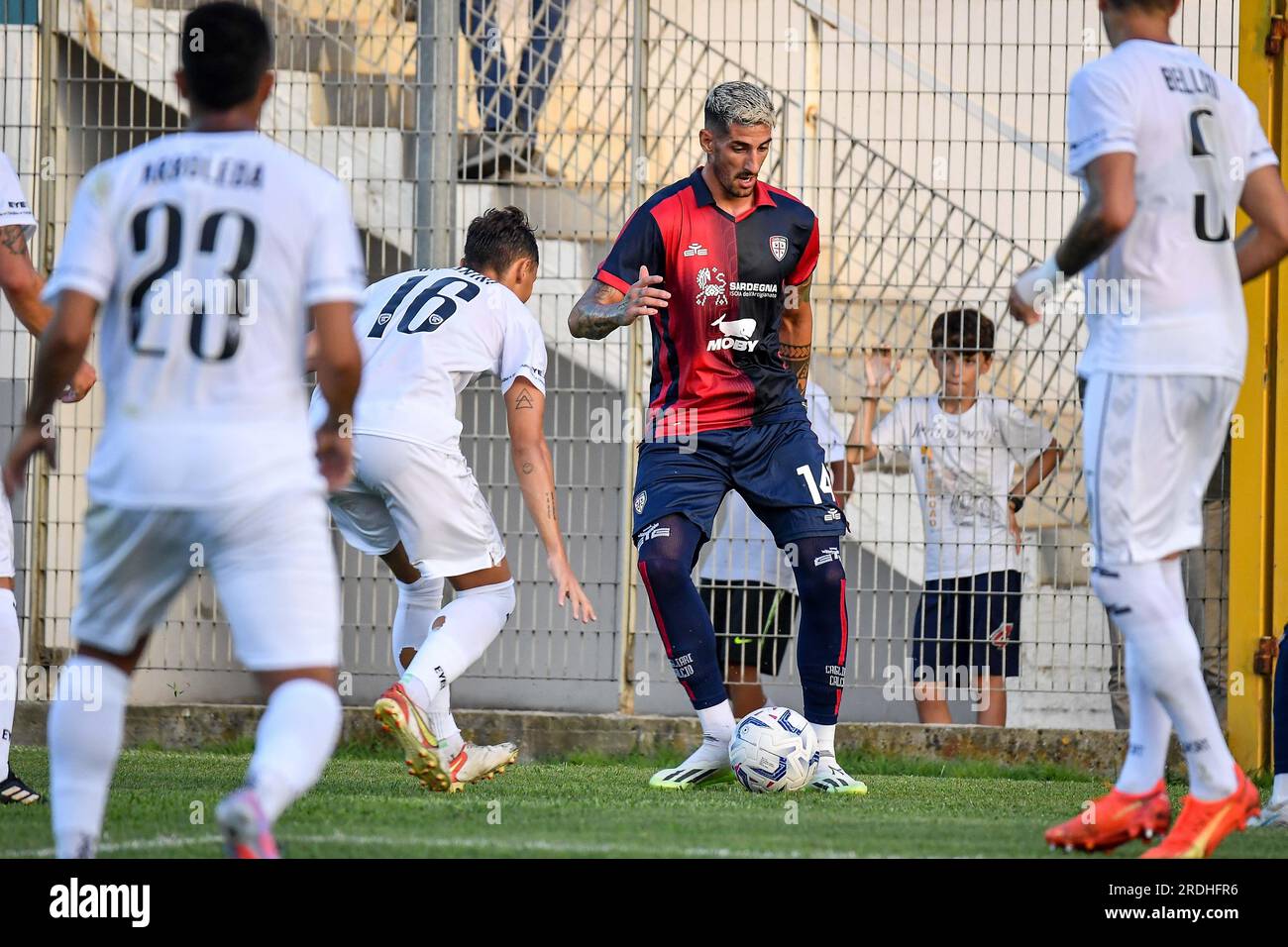 Olbia, Italy. 21st July, 2023. Alessandro Deiola of Cagliari Calcio ...