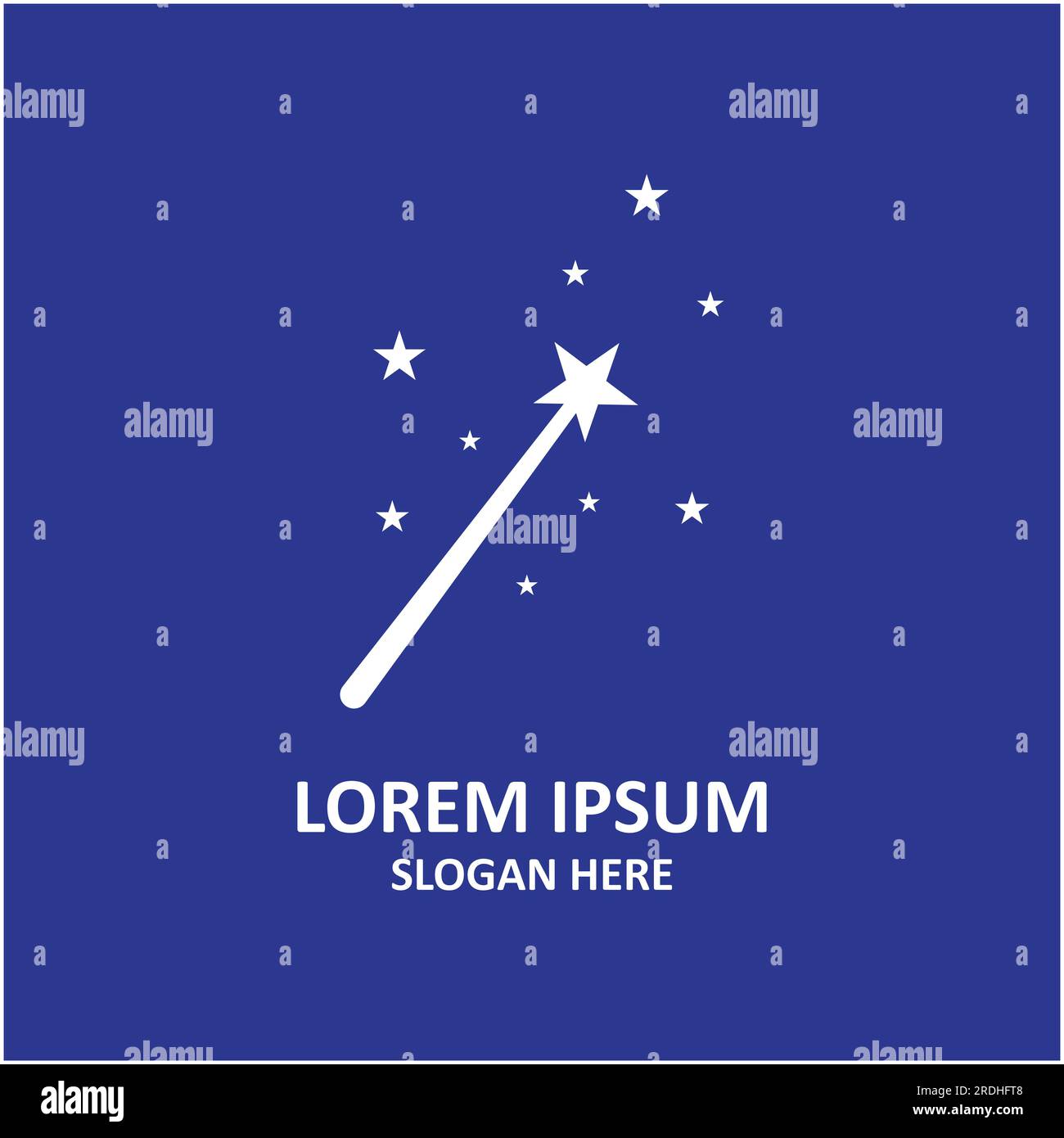 magic wand icon logo vector illustration Stock Vector Image & Art - Alamy