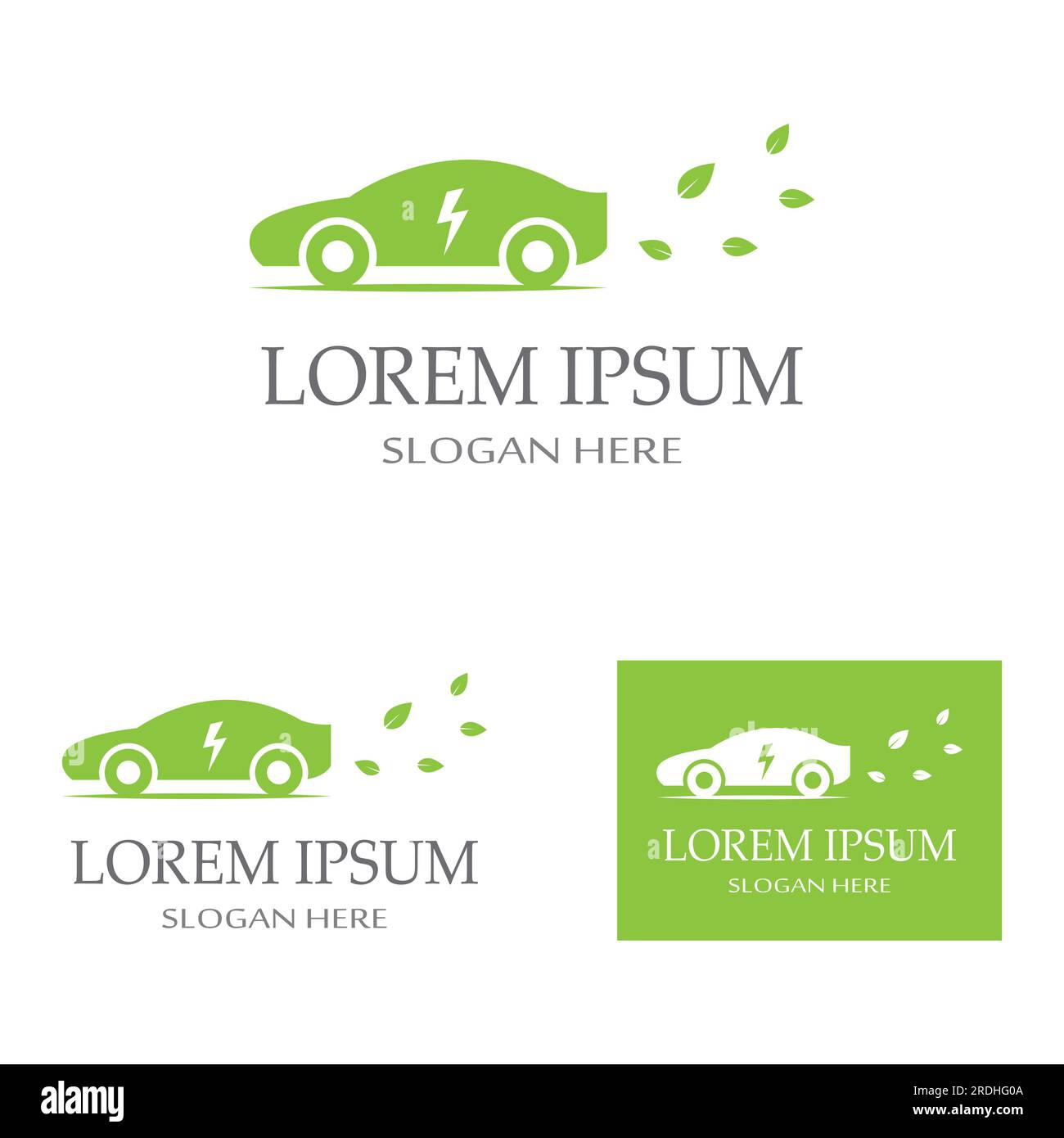 eco car and electric green car technology,icon logo vector Stock Vector ...