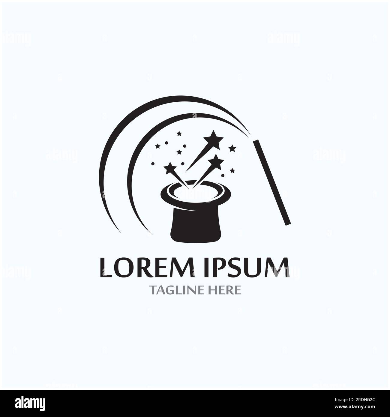 magic wand icon logo vector illustration Stock Vector Image & Art - Alamy