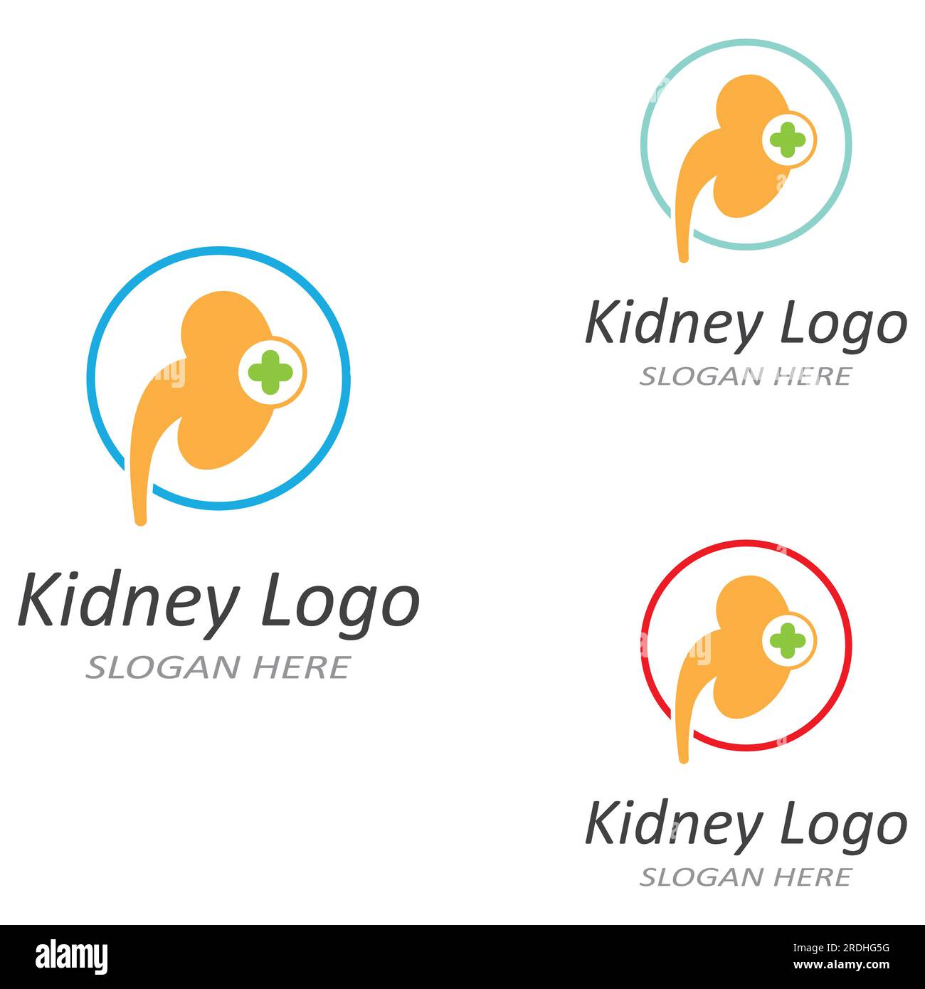 kidney health and kidney care logo using vector concept icon Stock ...