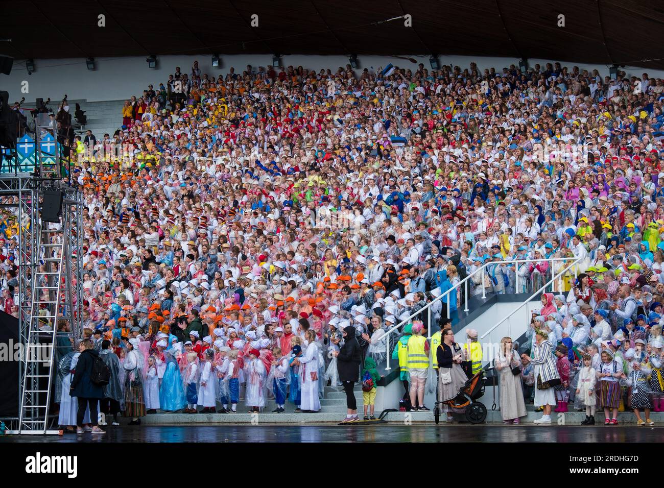 Tallinn, Estonia - July 2, 2023: Estonian Song Festival (Estonian ...