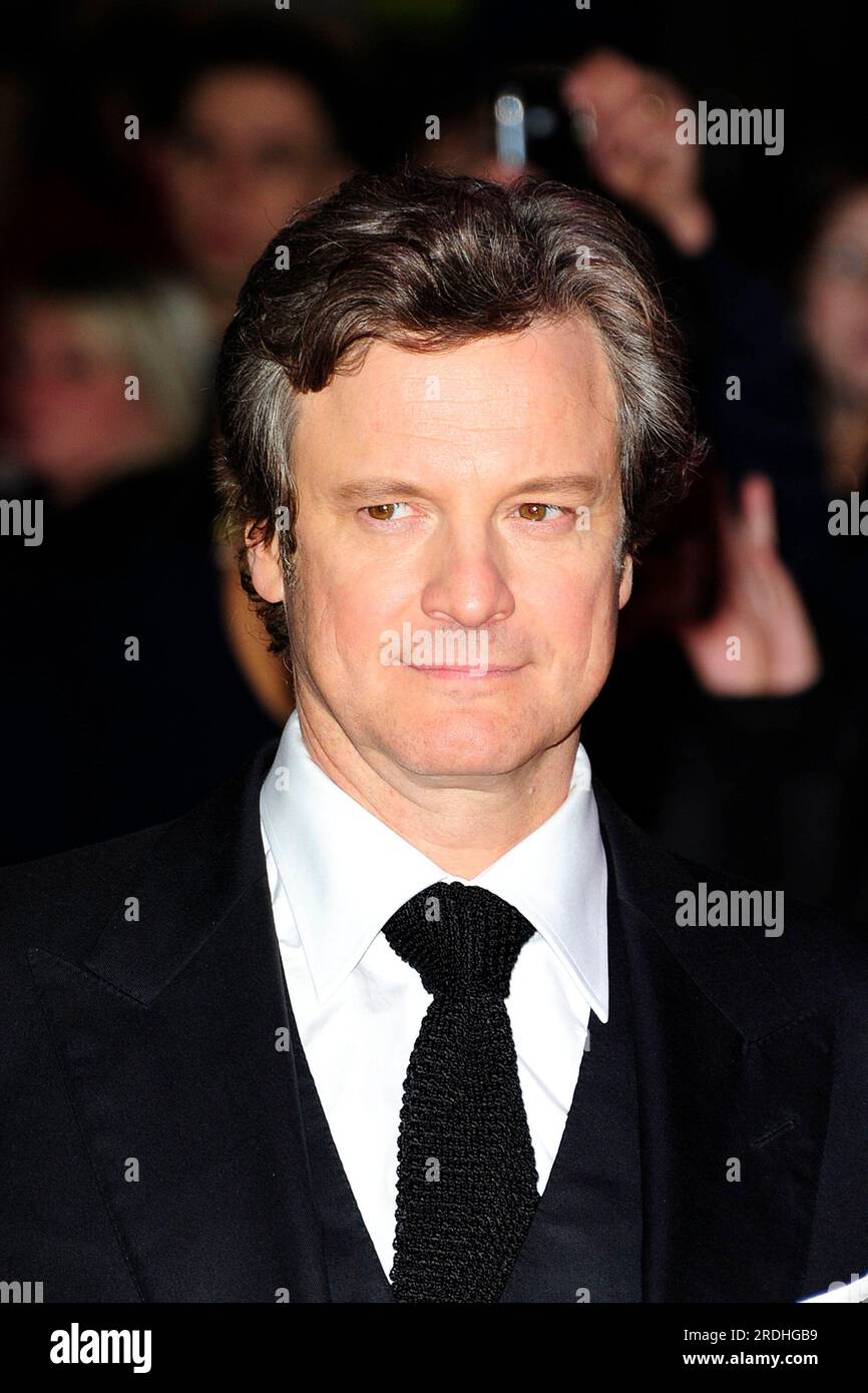 London. UK. Colin Firth at the World Premiere of Gambit at the Empire ...