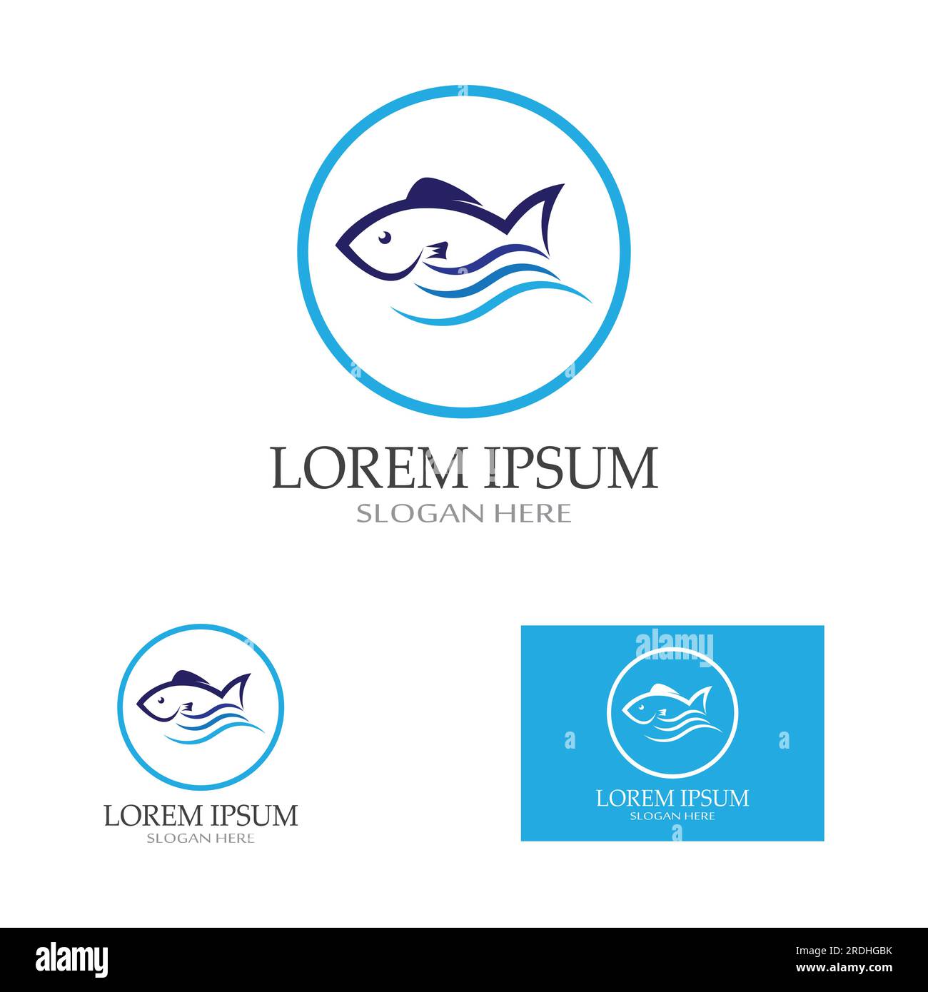 Fish logo, fishinghook, fish oil and seafood restaurant icon. With ...