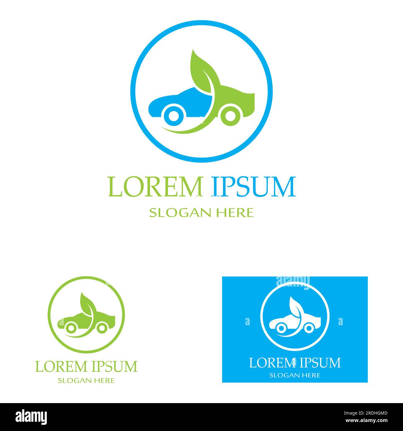 eco car and electric green car technology,icon logo vector Stock Vector ...