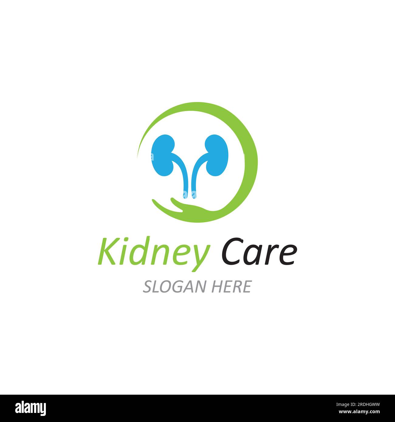 kidney health and kidney care logo using vector concept icon Stock ...