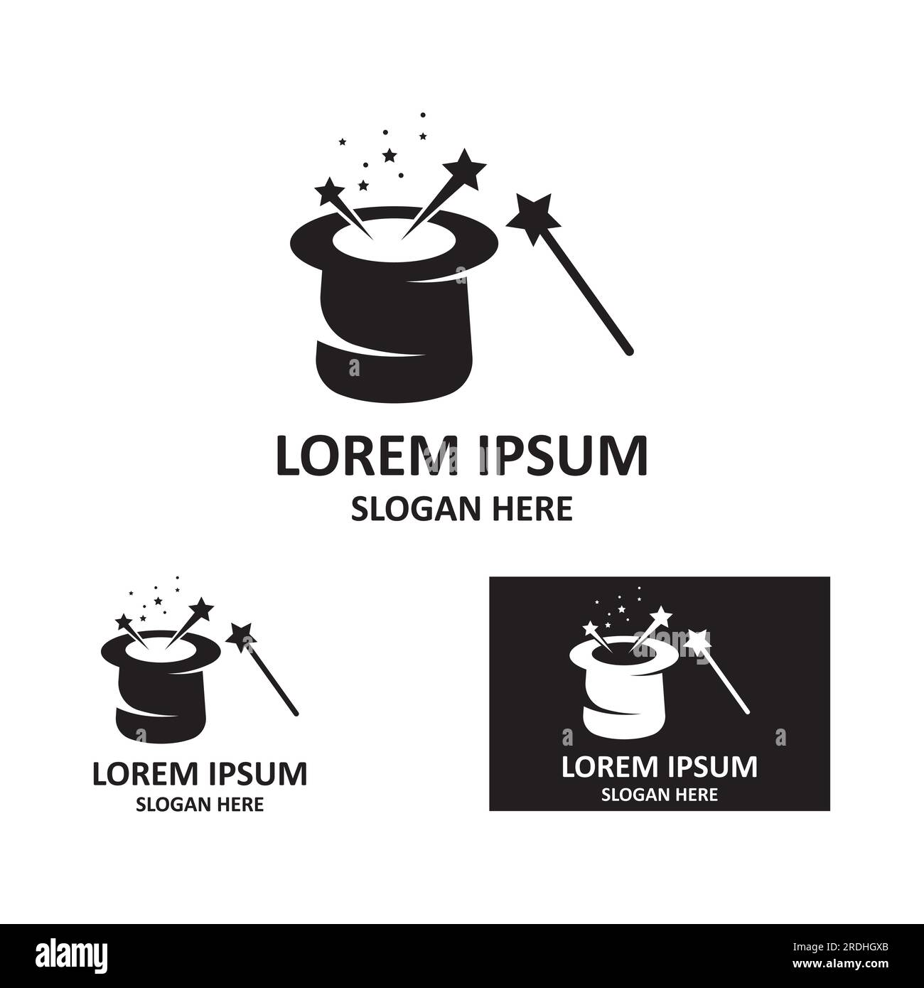 magic wand icon logo vector illustration Stock Vector Image & Art - Alamy